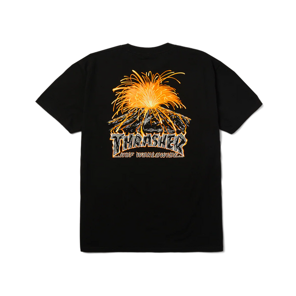 HUF x Thrasher Meltdown T-Shirt (Black) – Theory Skate Shop